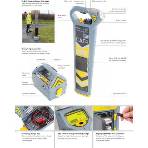 Radiodetection CAT4 Cable Detector